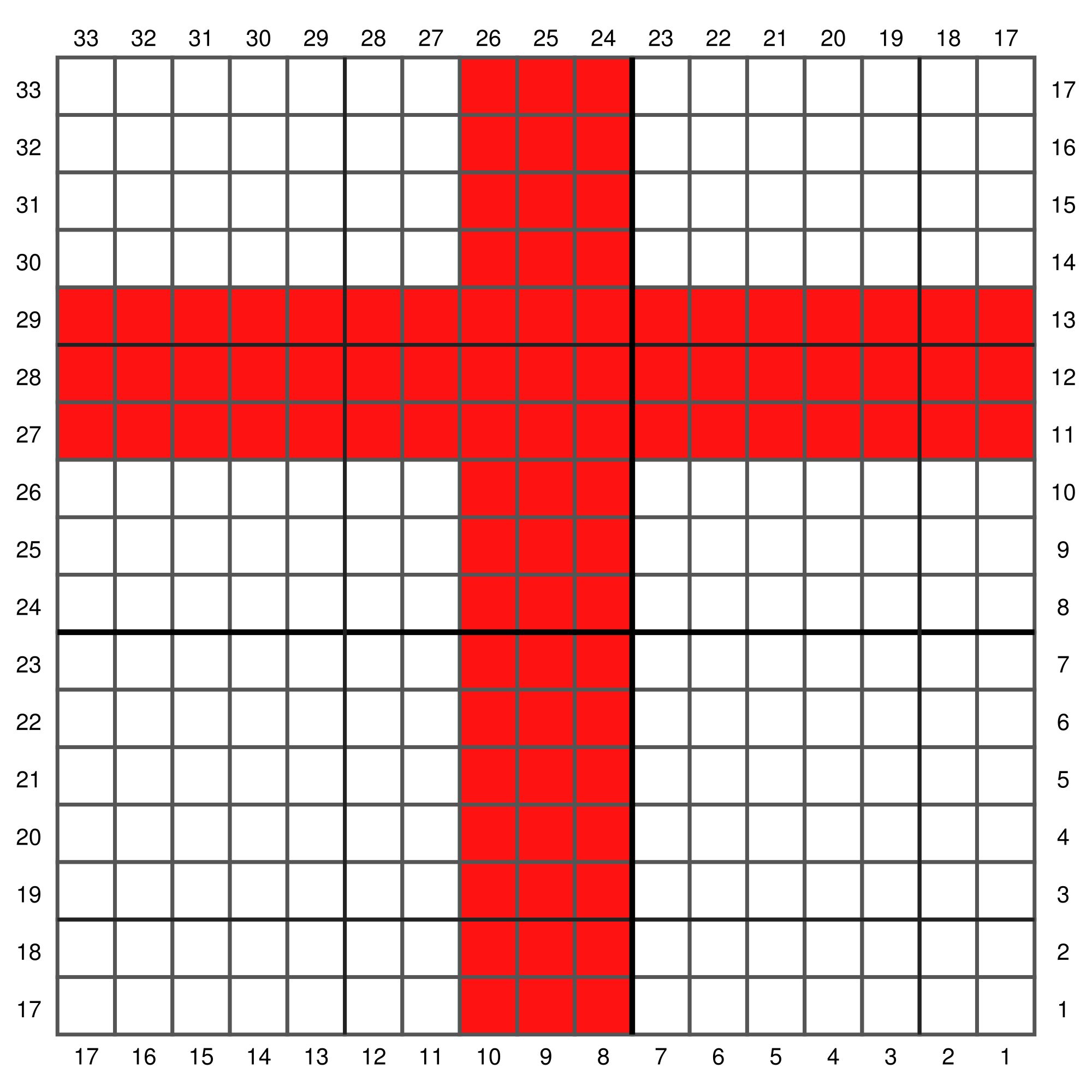 Free Pattern: Easy corner to corner (c2c) At The Cross Square